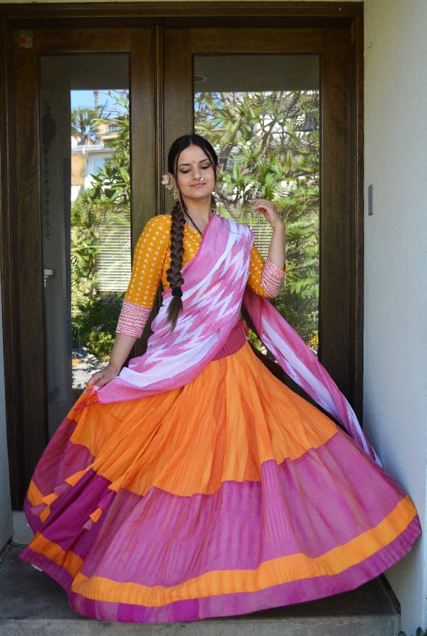 Tropical Sunset - Gopi Skirt Outfit - SOLD OUT – Radha Govinda's ...